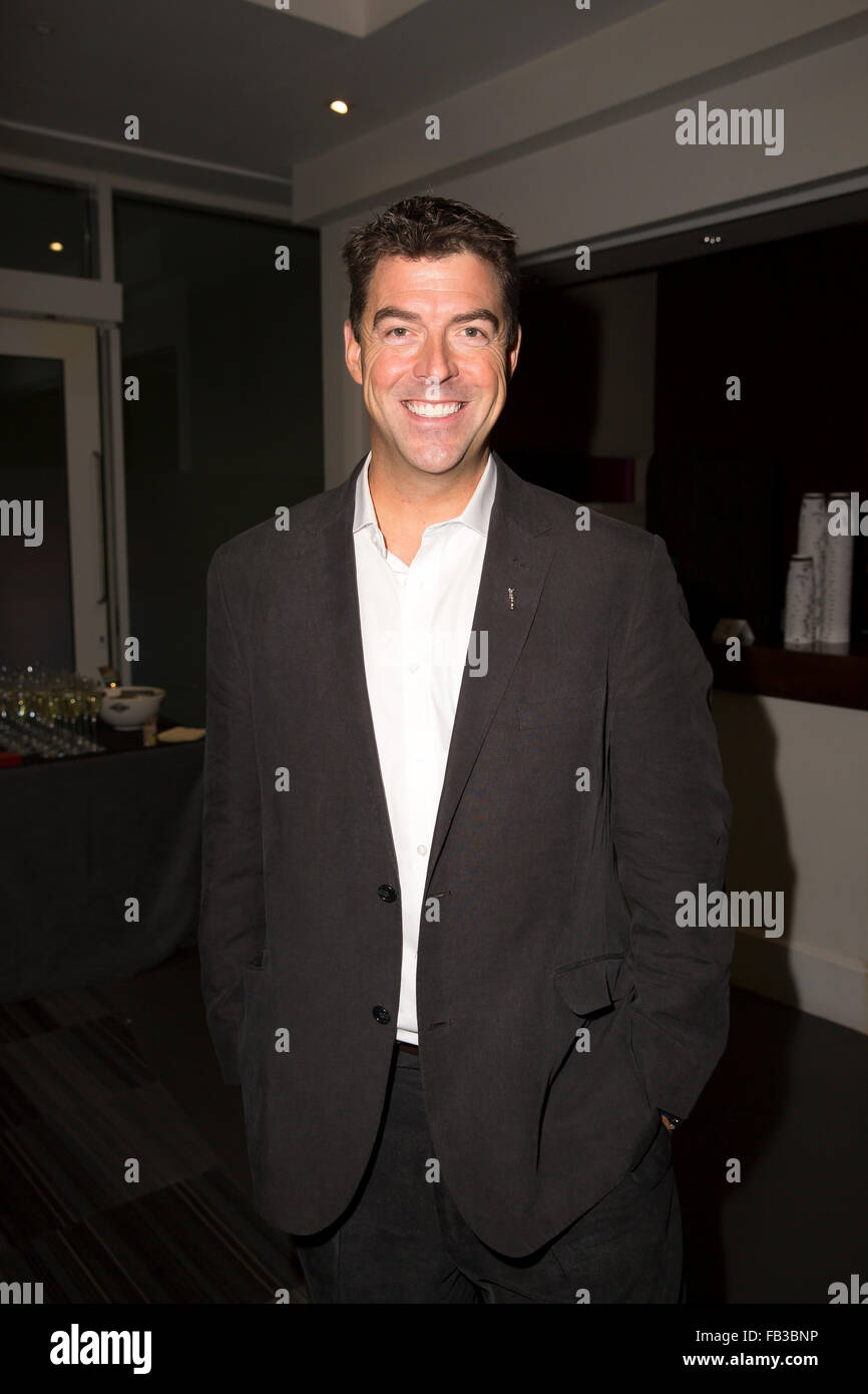London,UK,8th January 2016,America's Cup commentator Tucker Thompson at ...