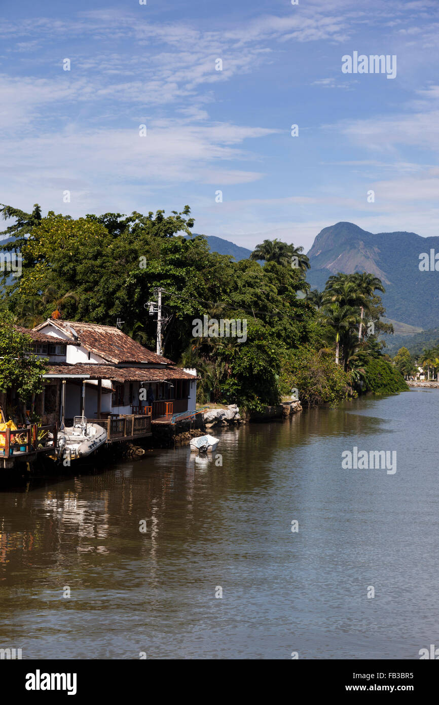 River in Paraty, Costa Verde, State of Rio de Janeiro, Brazil Stock ...