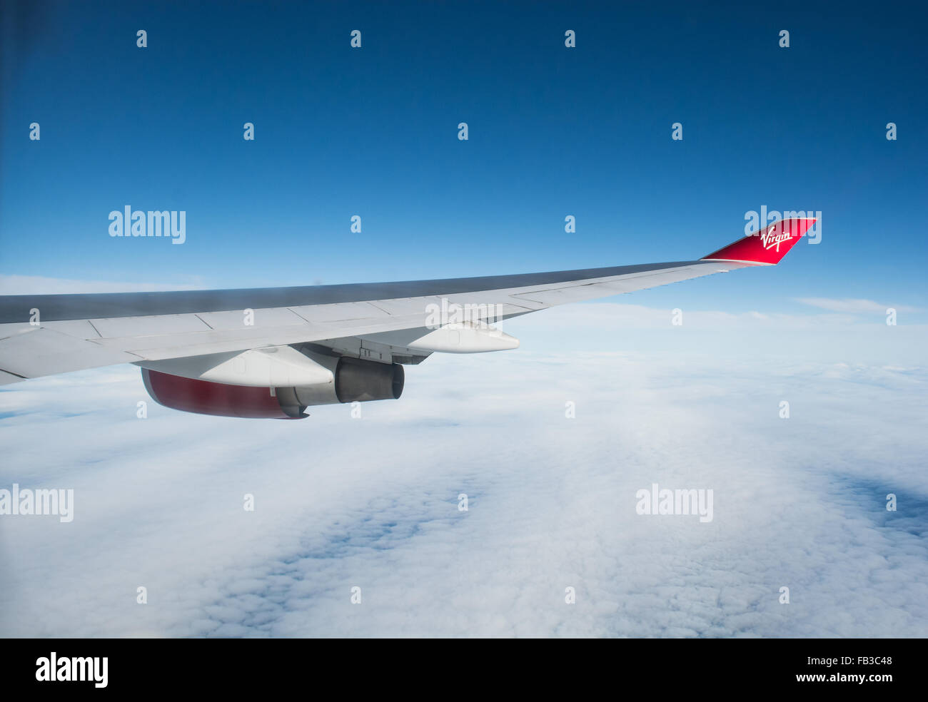 Aircraft wing in flight Stock Photo - Alamy