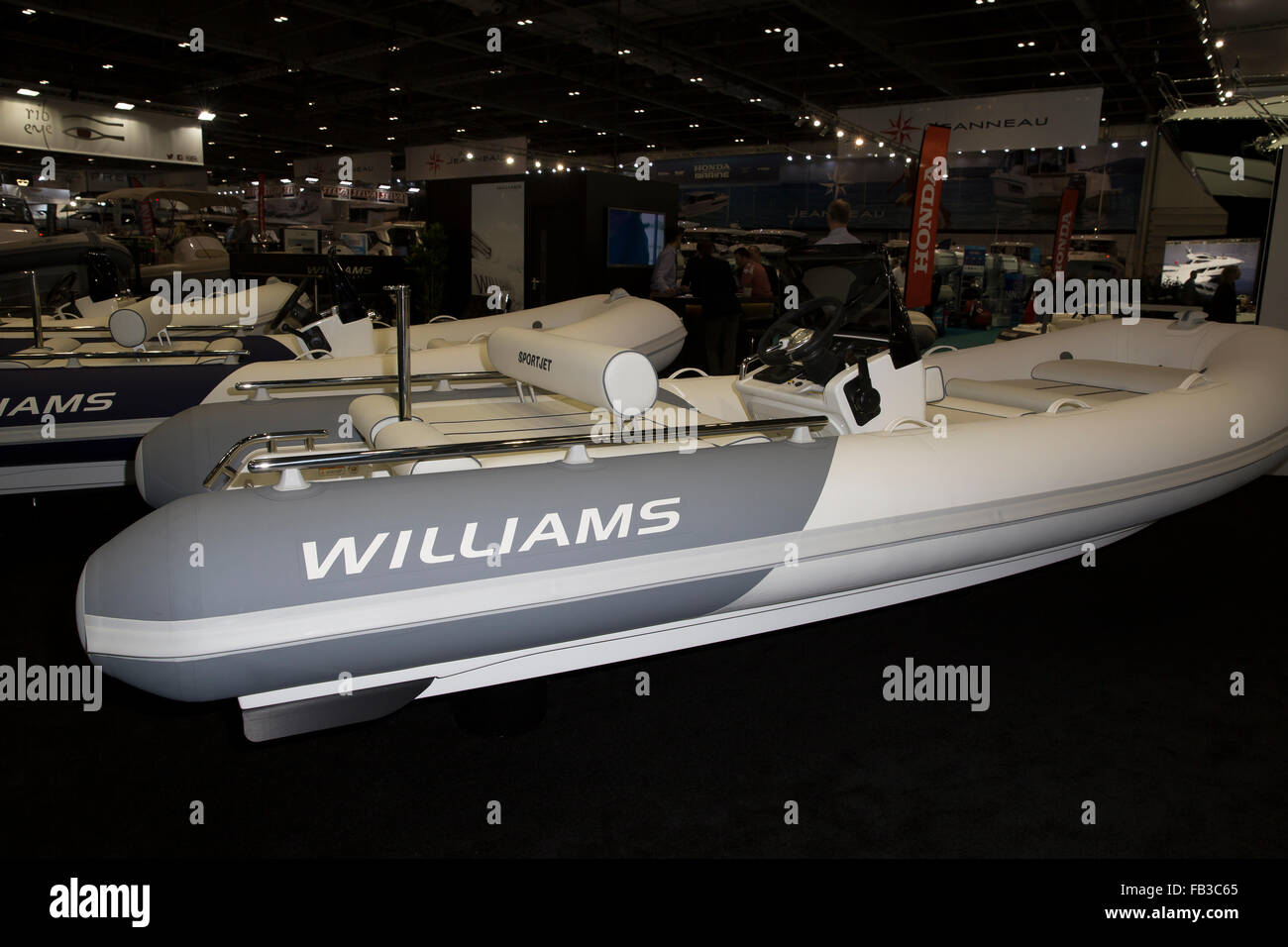 London,UK,8th January 2016,Williams inflatable on show at the 62nd ...