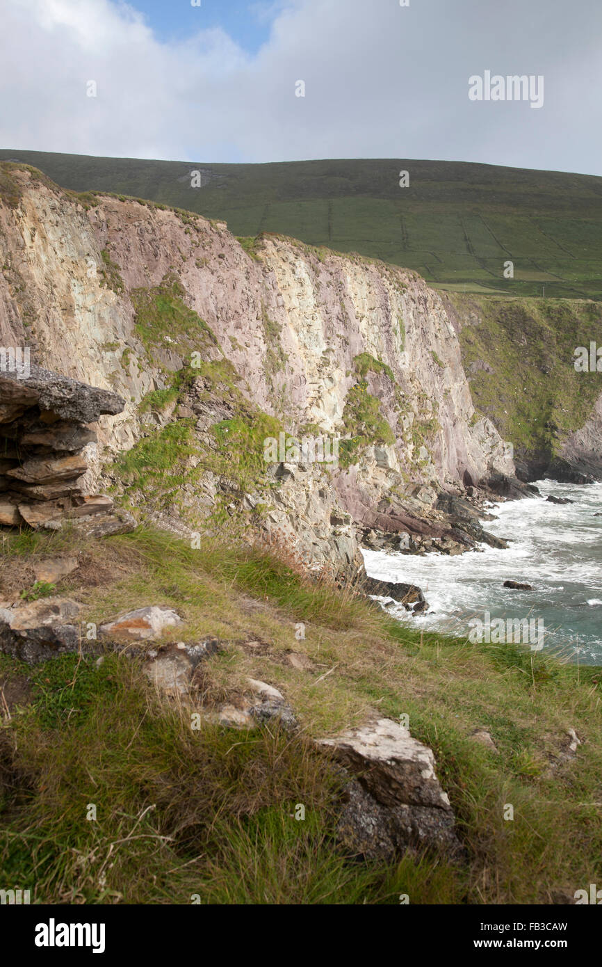 Cliffs at Dunquin, Dingle Peninsula, Ireland Stock Photo - Alamy