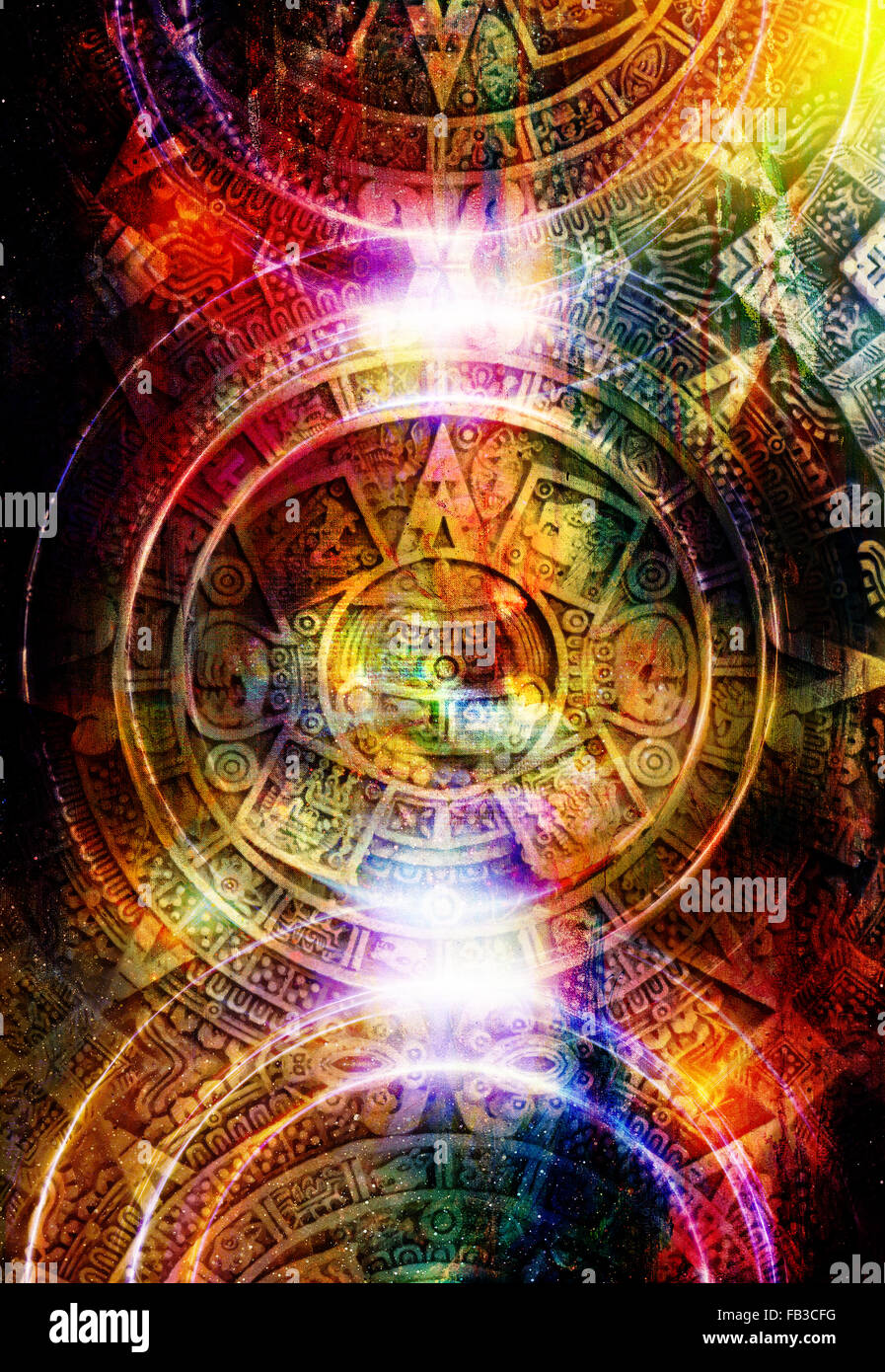 Maya calendar circle hi-res stock photography and images - Alamy