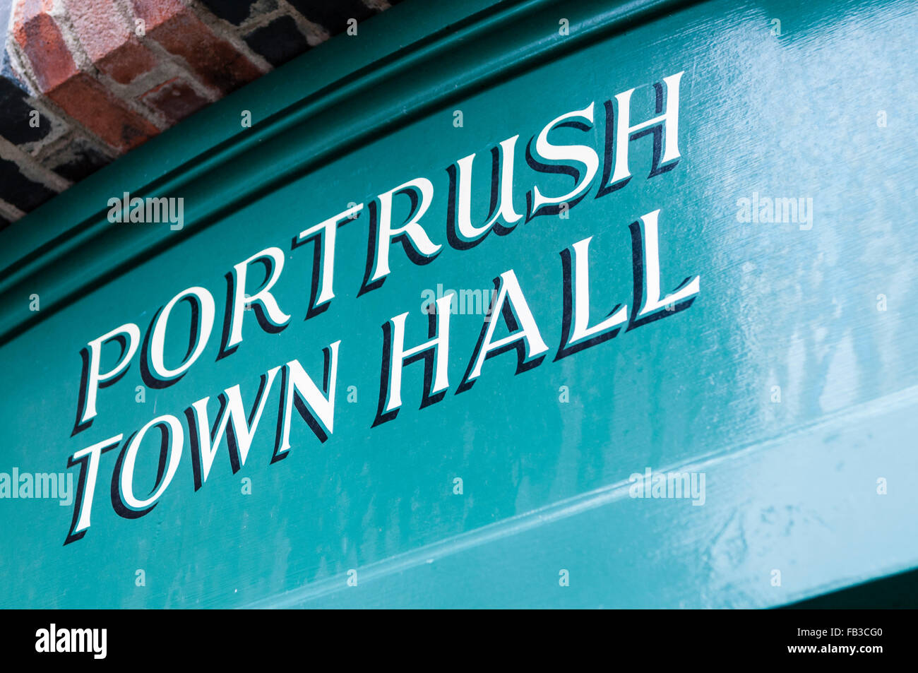 Portrush town hall hi-res stock photography and images - Alamy