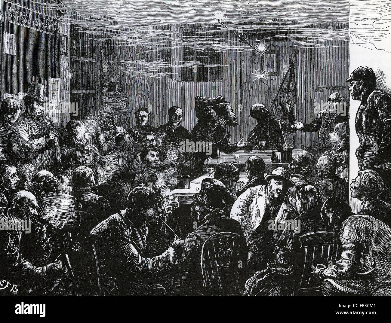 ENGLISH REPUBLICANS meet at the Hole in the Wall pub at 2 Kirby Street ...