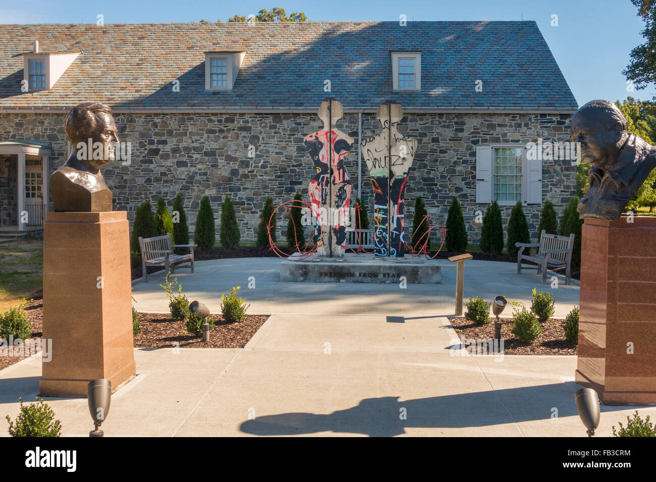 Franklin D Roosevelt presidential library and museum Stock Photo - Alamy
