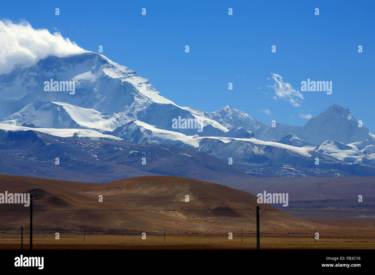 High Himalayas-Mahalangur Himal section. L.toR.= Ngozumpa Kang I 7916 ...