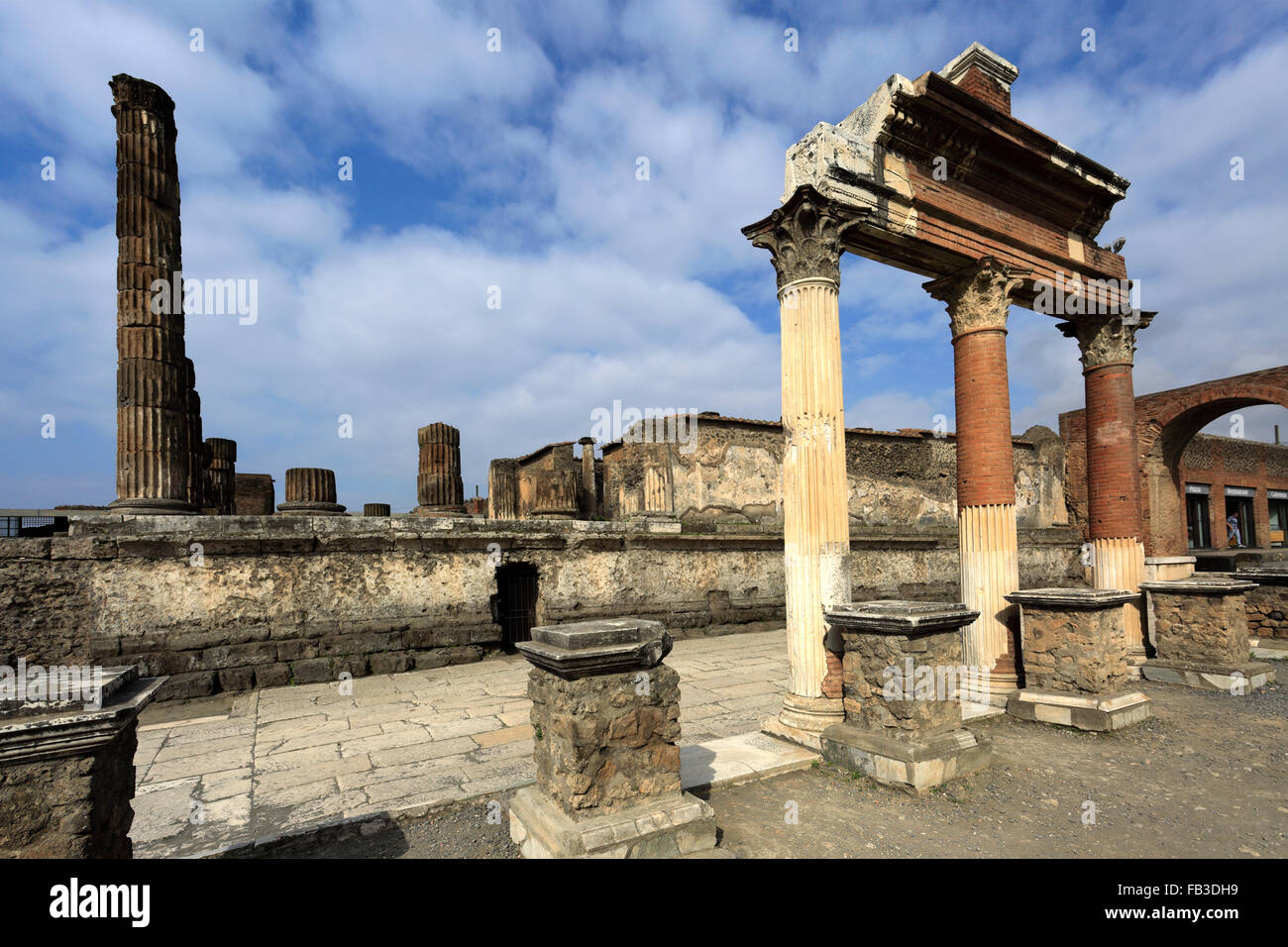 Temple of jupiter pompeii hi-res stock photography and images - Alamy