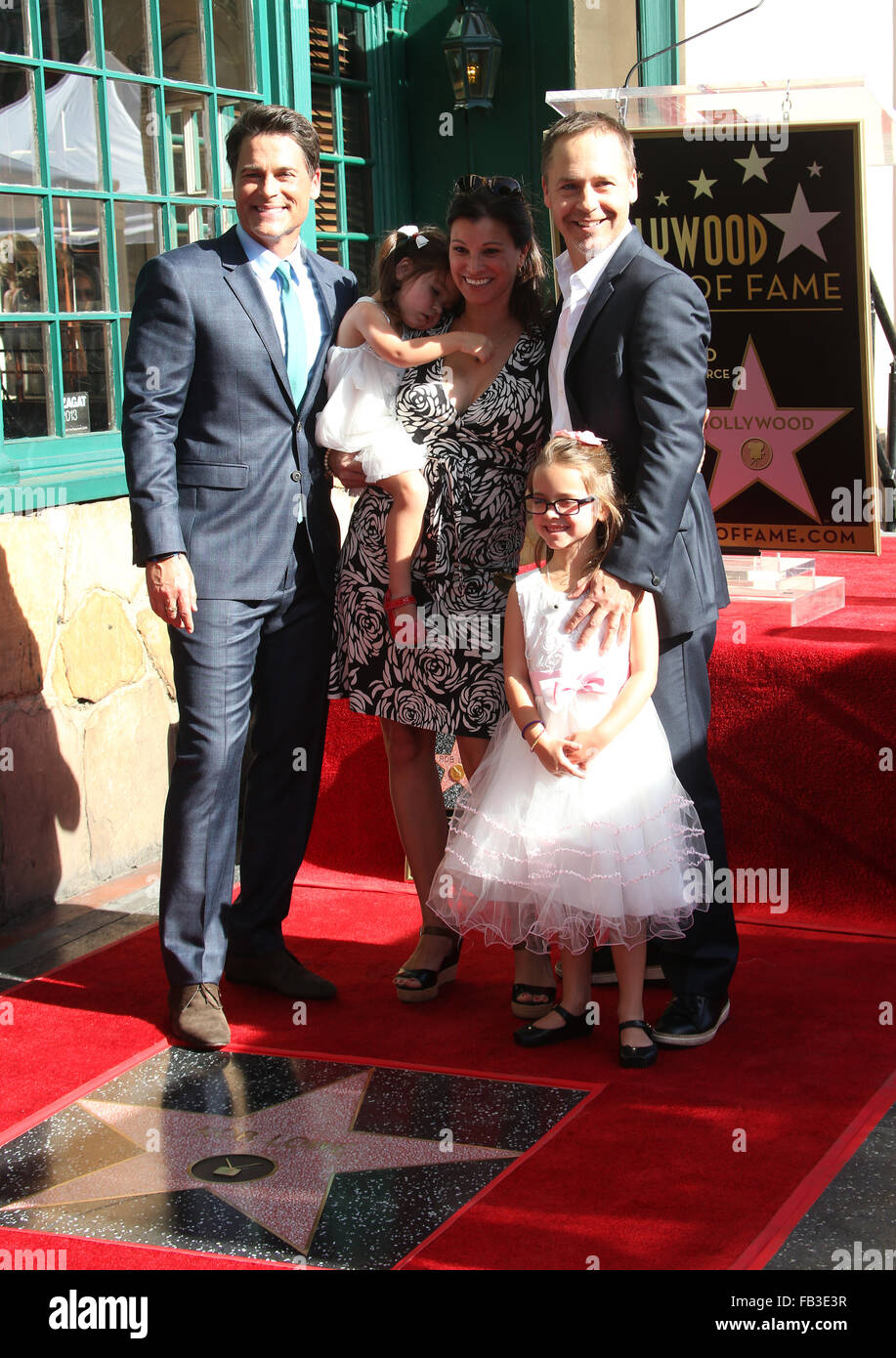 Rob Lowe honored with a star on the Hollywood Walk of Fame Featuring ...