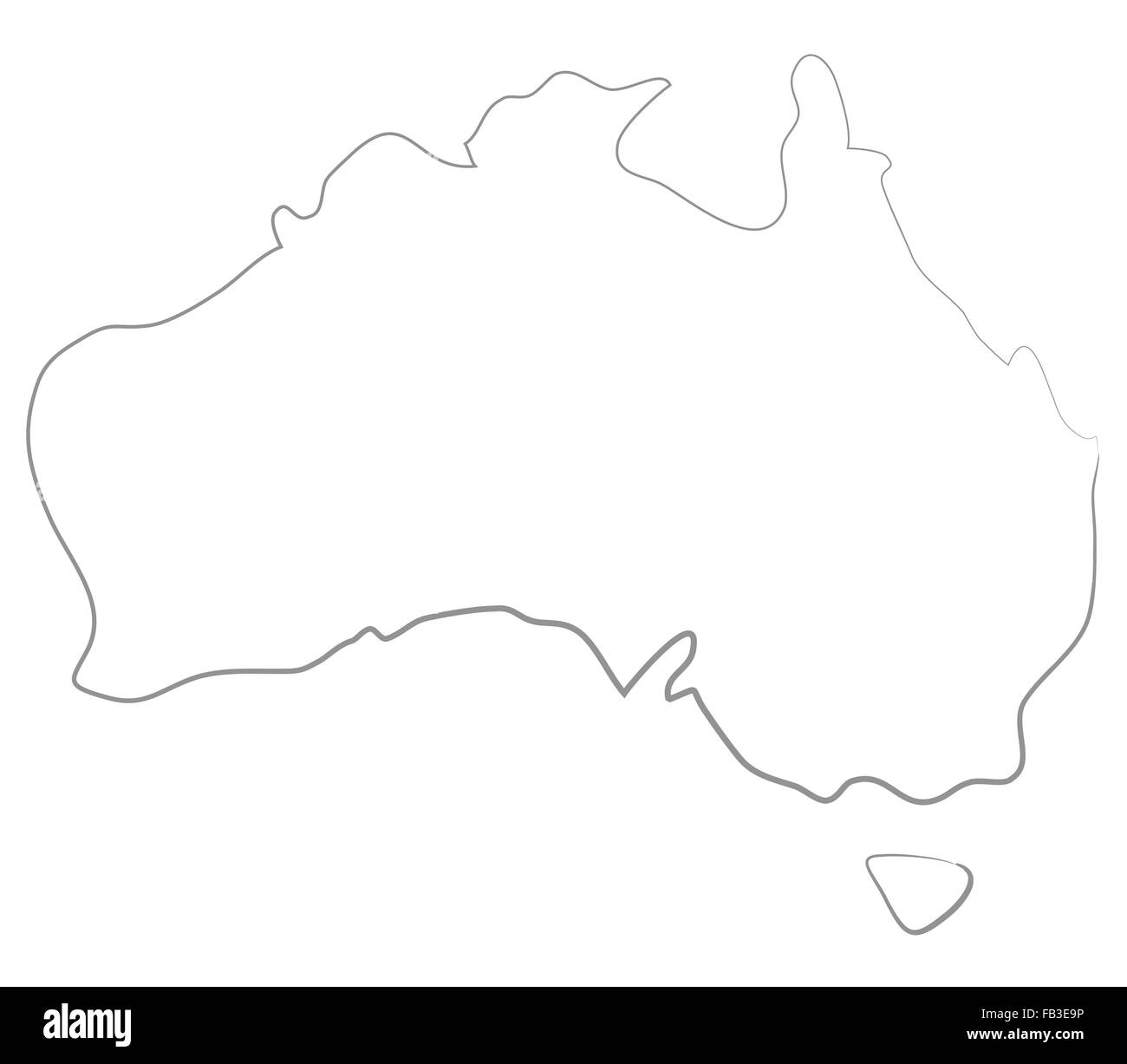 Australia map states Black and White Stock Photos & Images - Alamy