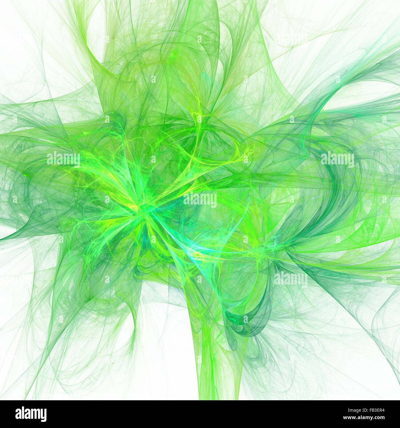 digital fractal on white background Stock Photo - Alamy