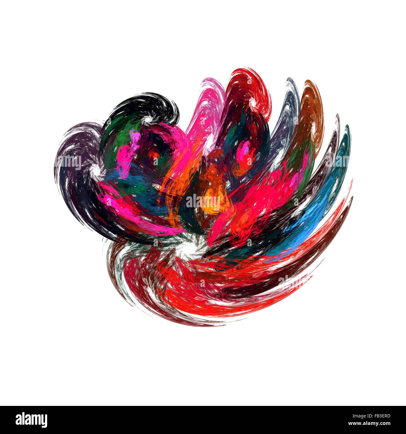 Decorative digital background Cut Out Stock Images & Pictures - Alamy