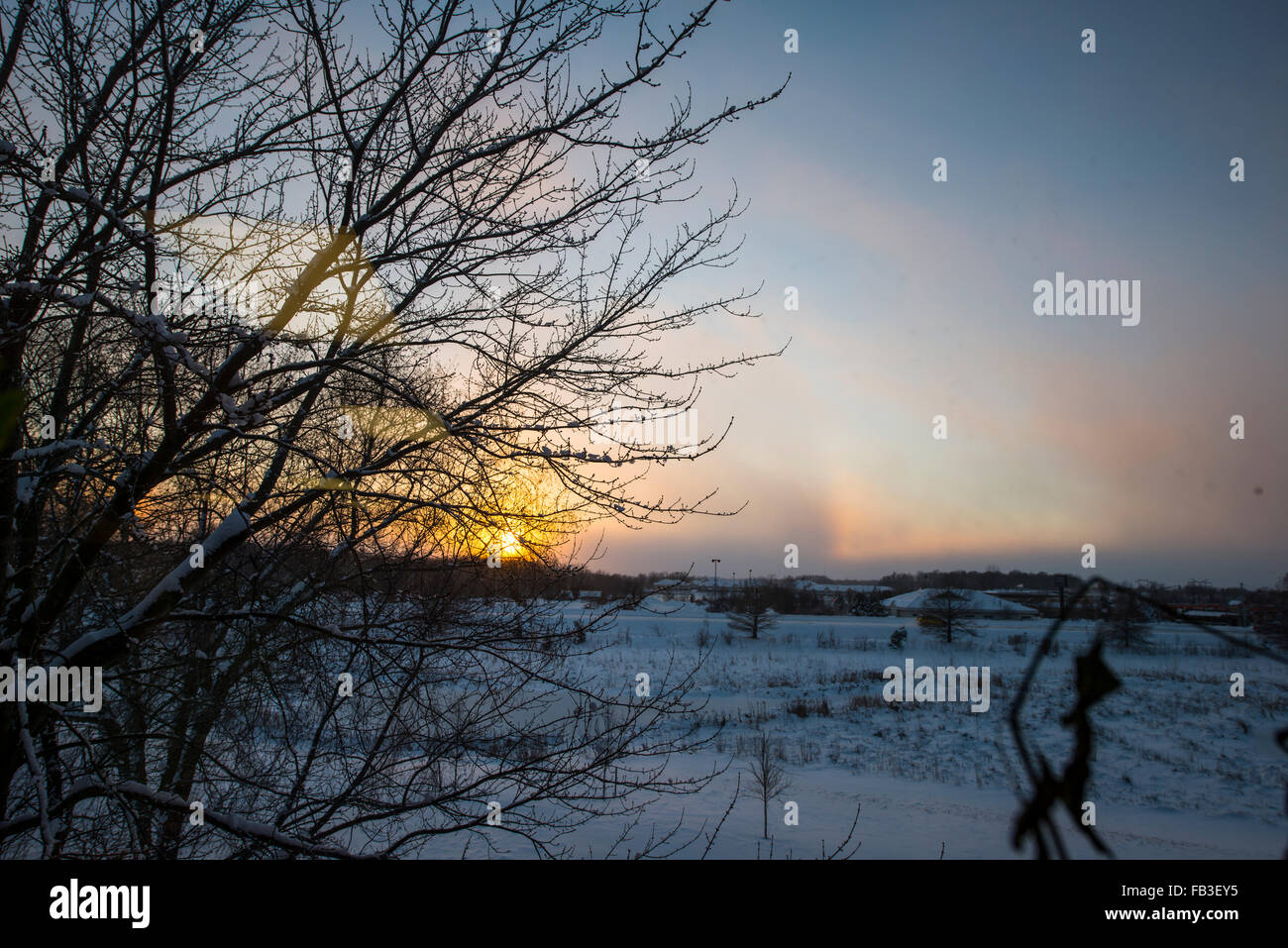 Indiana sunset clouds hi-res stock photography and images - Alamy