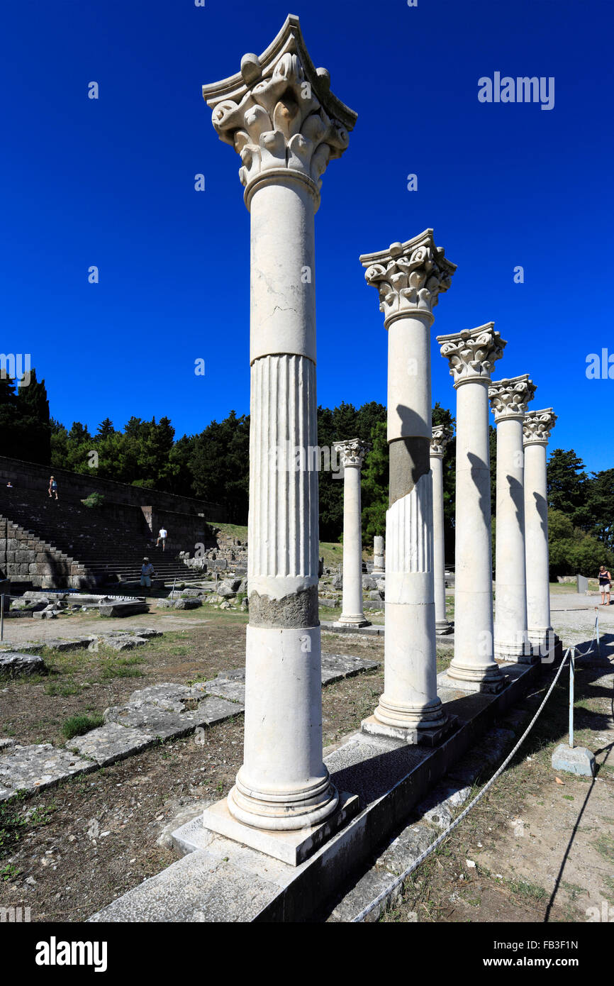The Asklepeion a healing temple, sacred to the god Asclepius, the ...