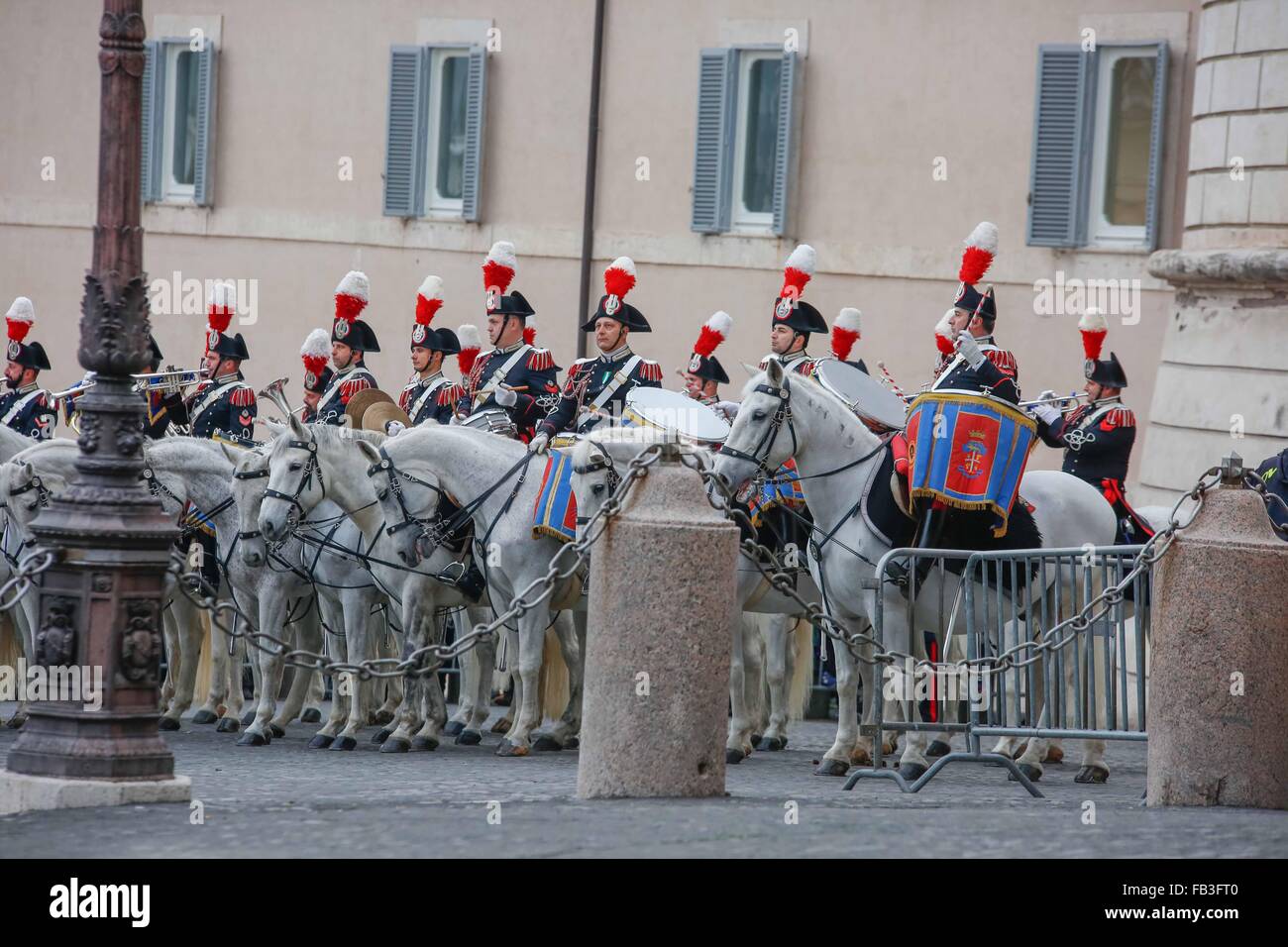 Rome, Italy. 07th Jan, 2016. "Festa del Tricolore" is the officially ...
