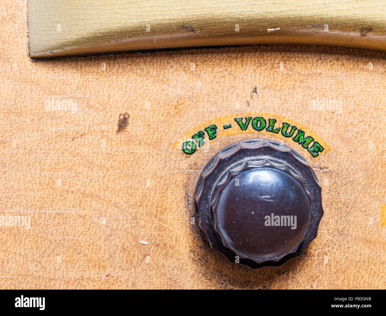 Vintage Radio Dials Controls and Inner Workings Stock Photo - Alamy