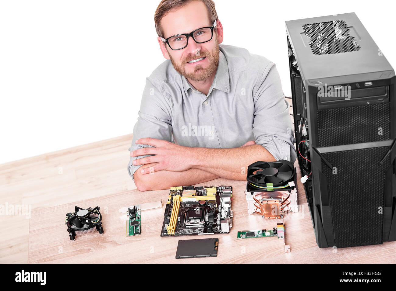 Master of computers Stock Photo - Alamy