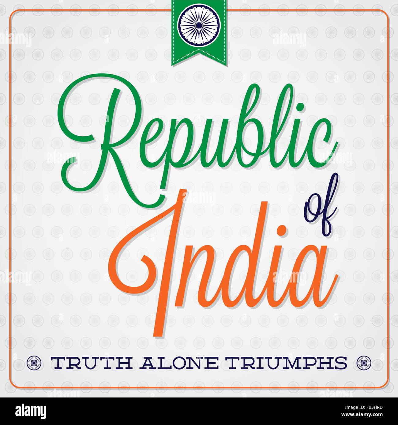 Elegant typographic Indian Independence Day card in vector format Stock ...