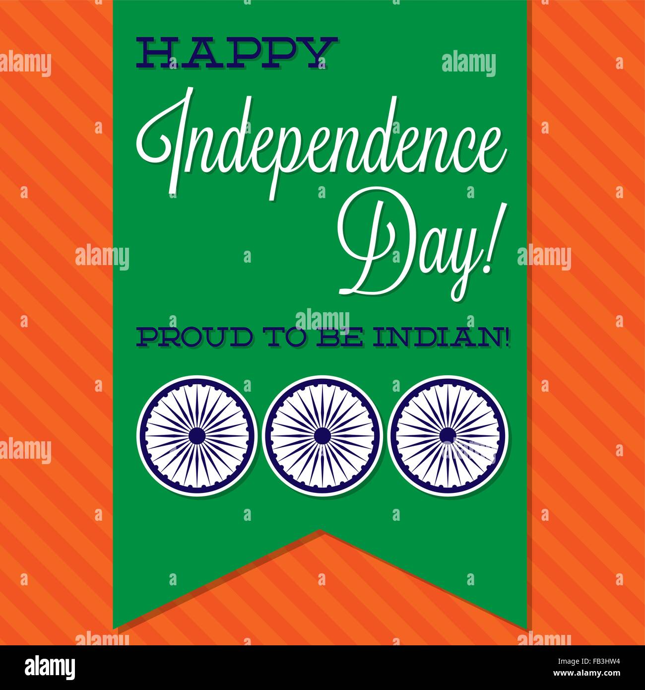 Sash Indian Independence Day card in vector format Stock Vector Image ...