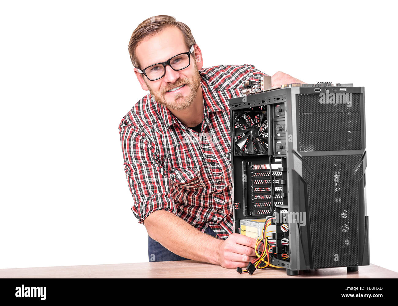 Technician computer hi-res stock photography and images - Alamy