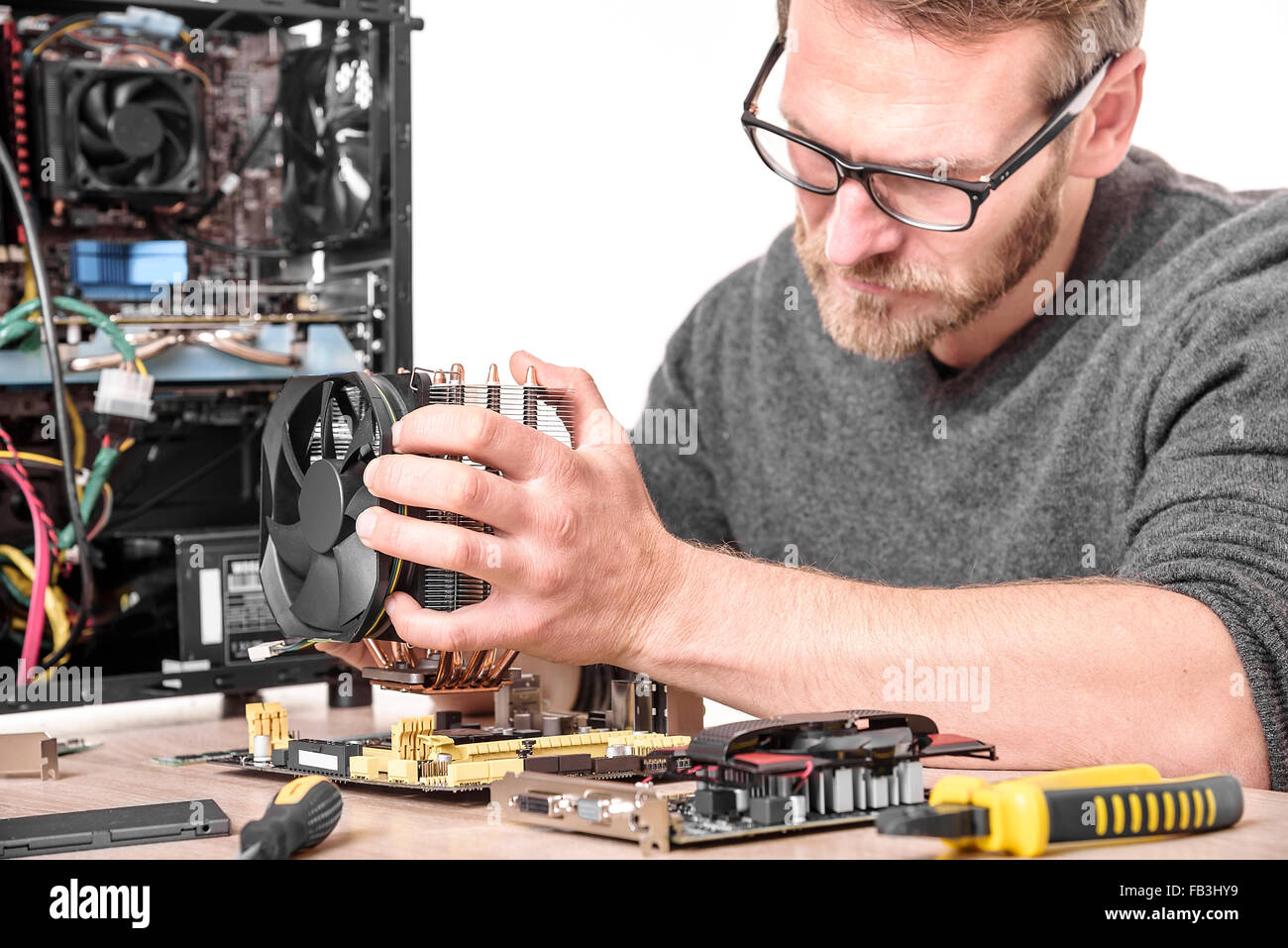 Pc wiring hi-res stock photography and images - Alamy