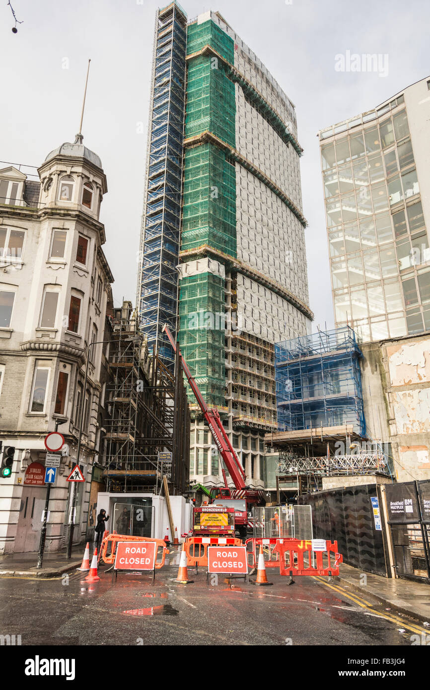 Centrepoint at St Giles Circus, central London, WC2, England Stock ...