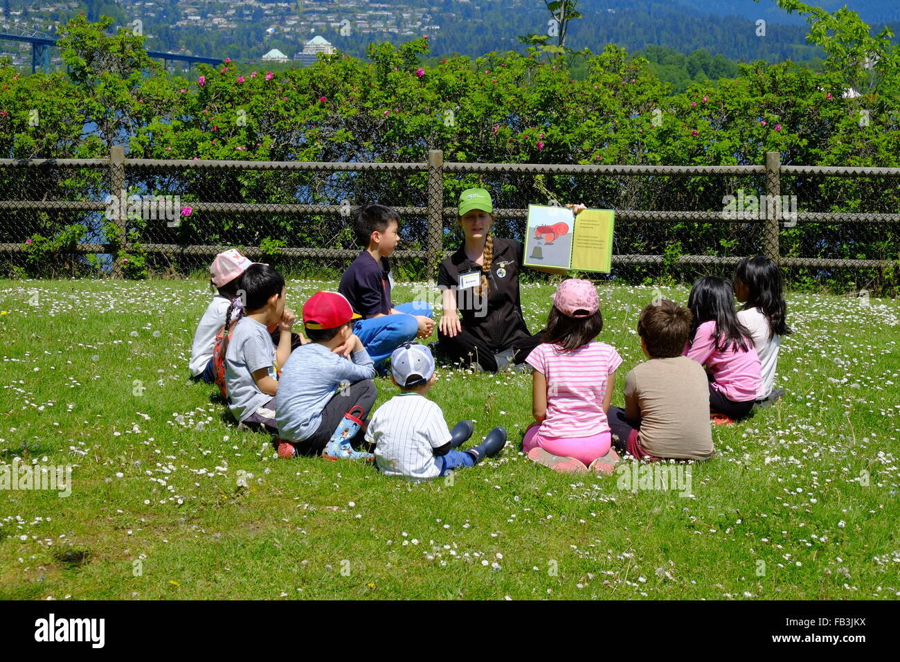 Outdoor Class Stanley Park Vancouver British Columbia Canada Stock ...