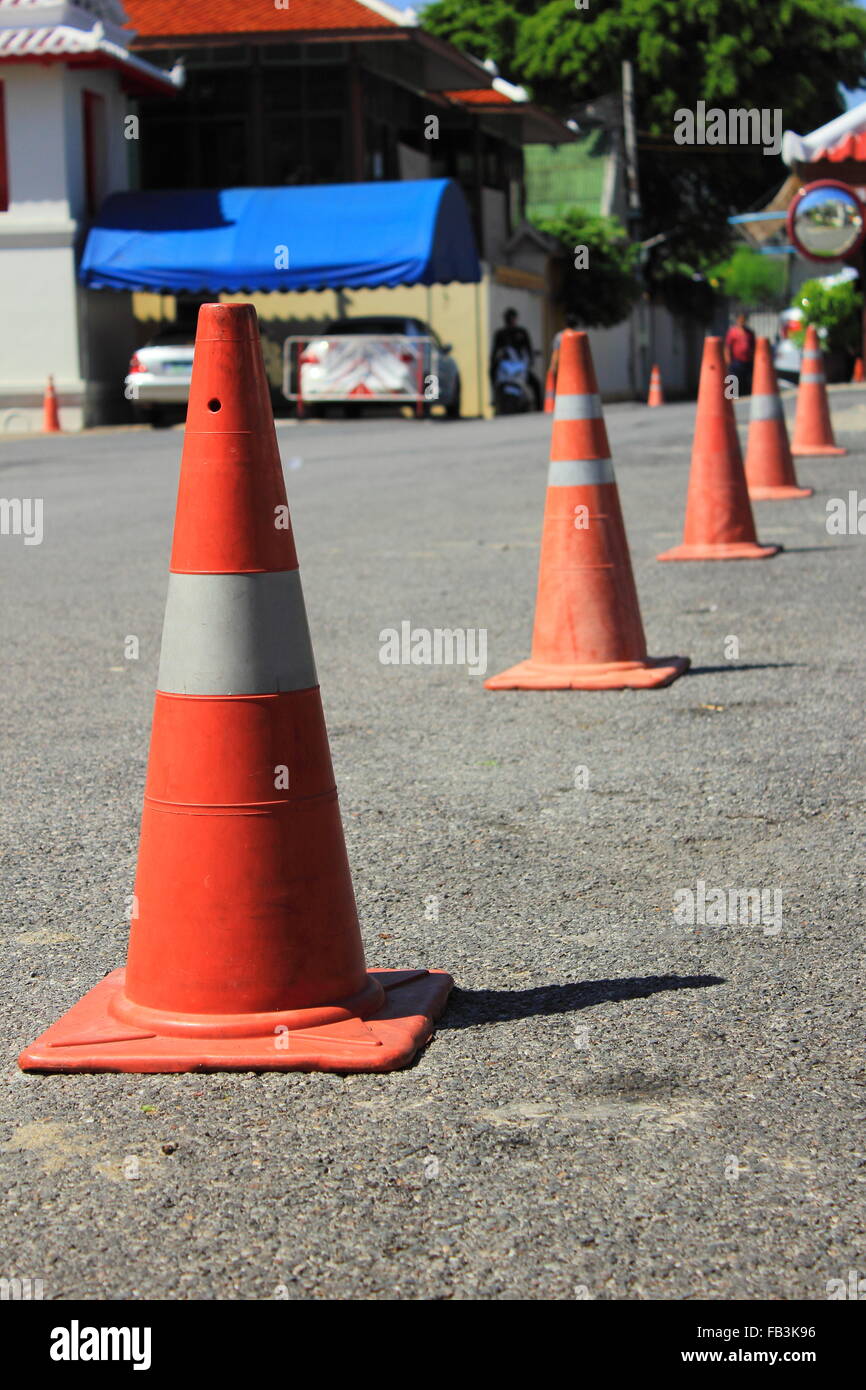 Parking cones hi-res stock photography and images - Alamy