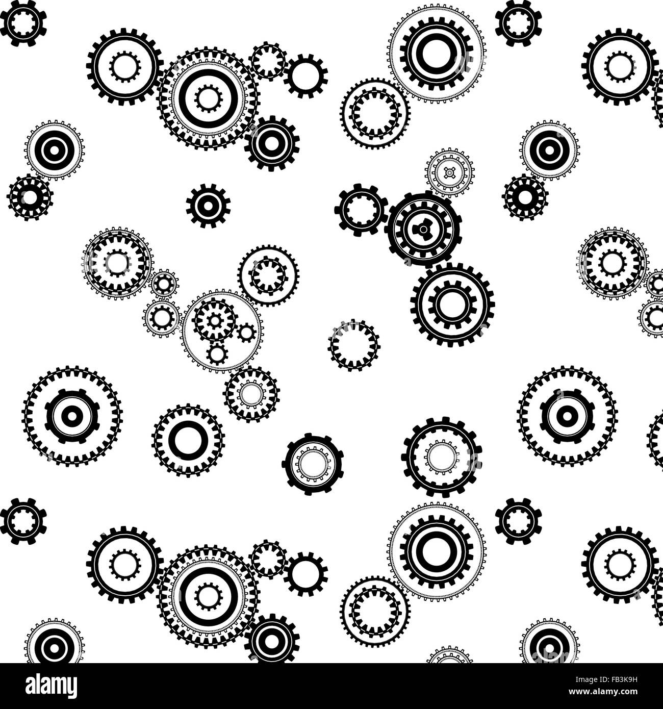 Gears on a white background Stock Vector Image & Art - Alamy
