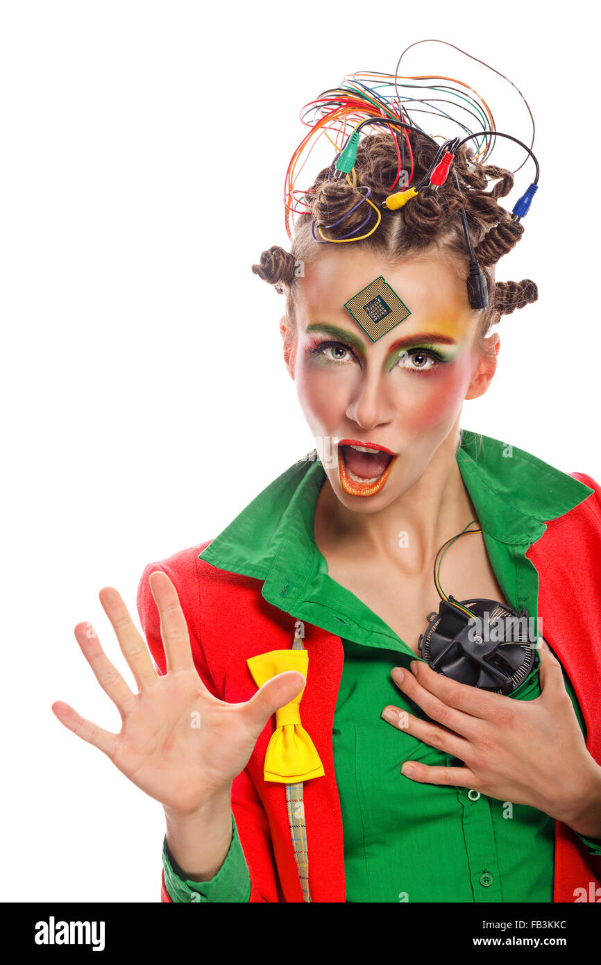 Computer scientist crazy hi-res stock photography and images - Alamy