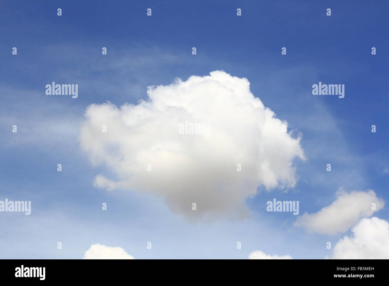 abstract background of blue sky and fluffy white cloud during daytime ...