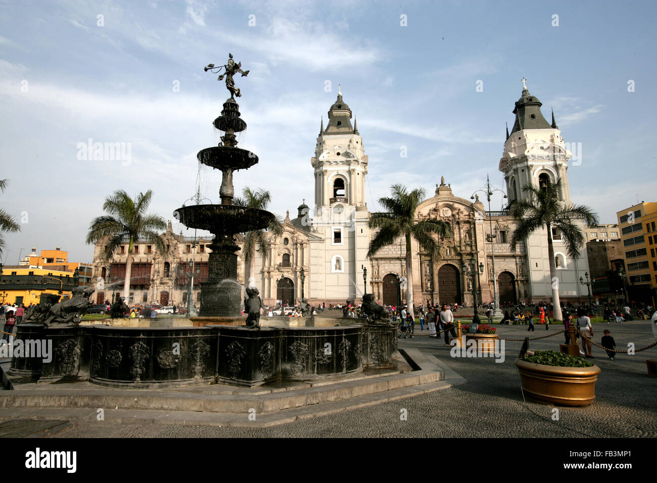 Lima Peru South America Stock Photo - Alamy