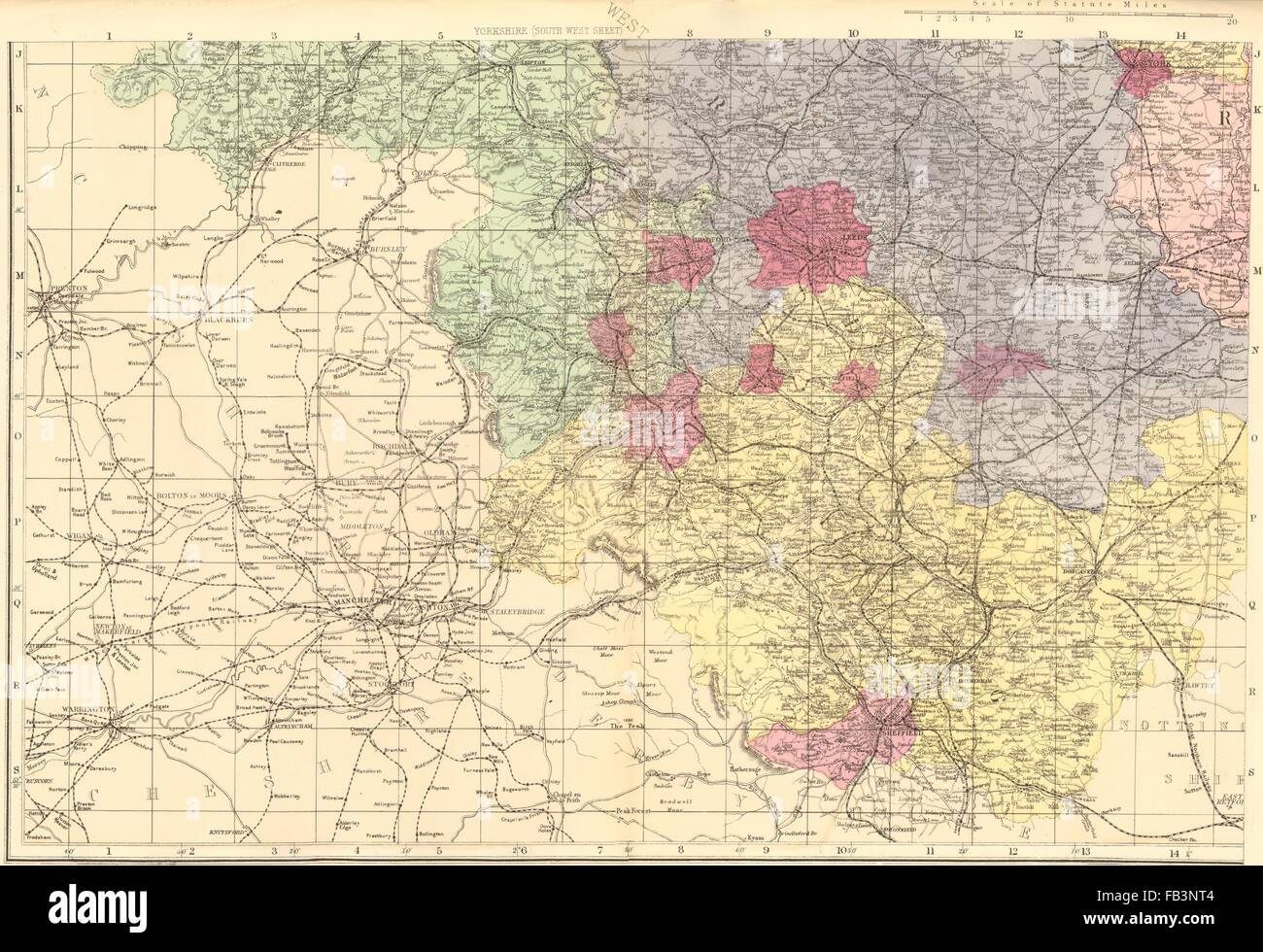Bradford map hi-res stock photography and images - Alamy