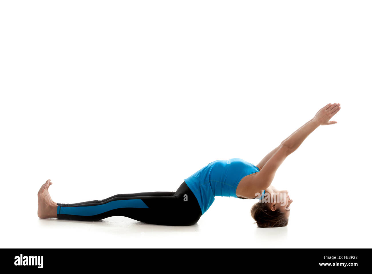 Woman arch back exercise hi-res stock photography and images - Alamy