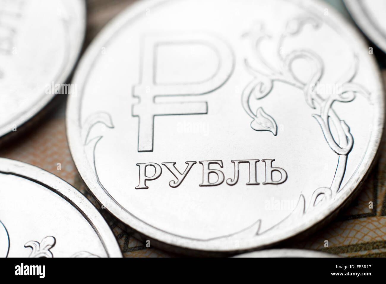 Russian ruble sign hi-res stock photography and images - Alamy