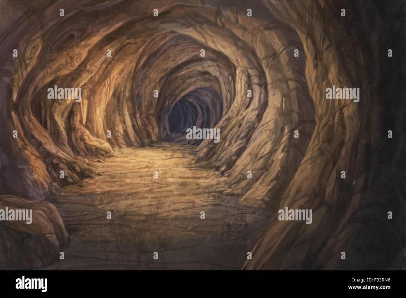 Black cave wall hi-res stock photography and images - Alamy