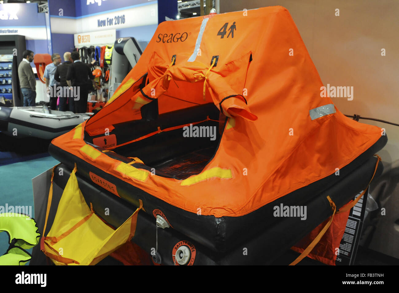 Boats on display at trade show hi-res stock photography and images - Alamy
