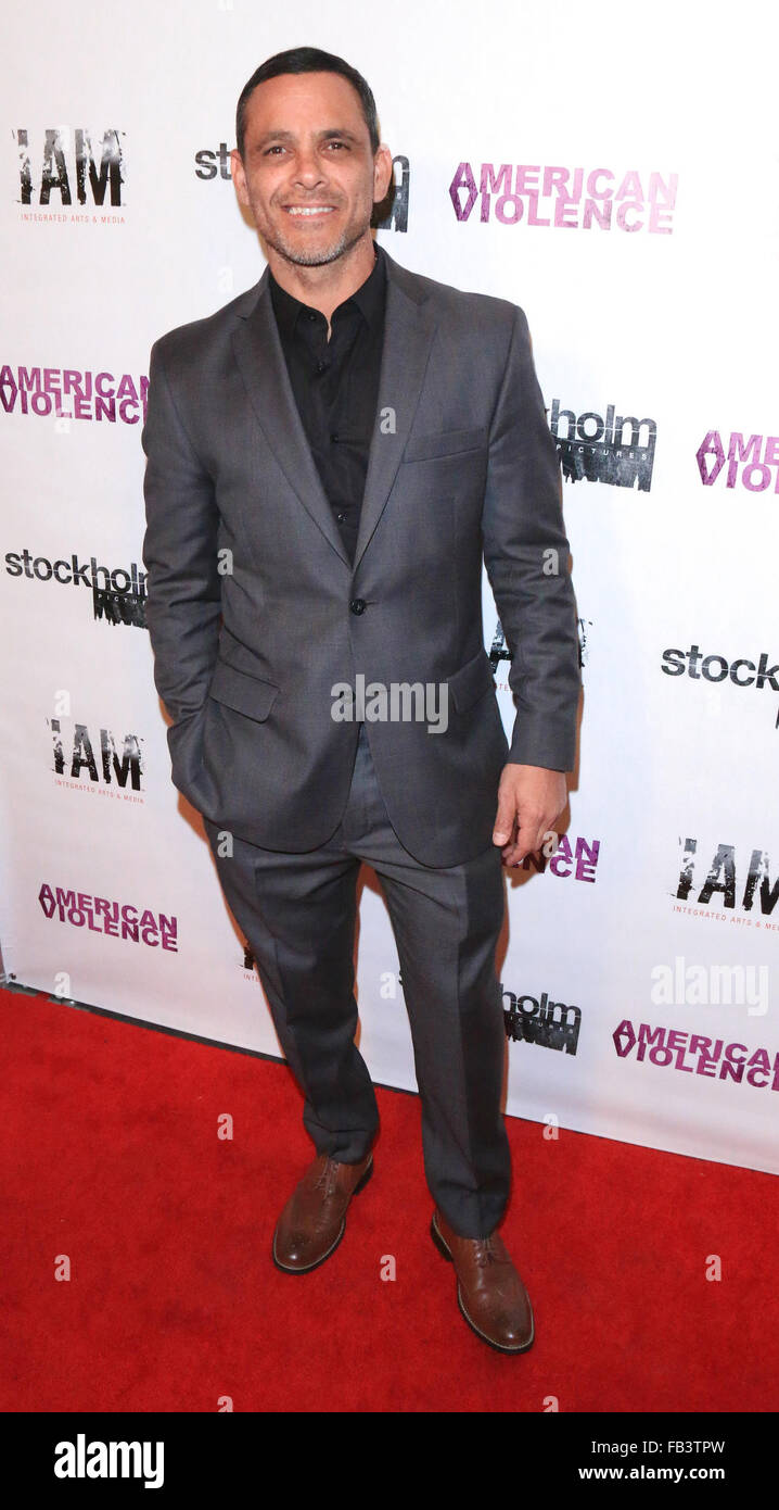 LA premiere of 'American Violence' - Arrivals Featuring: Nelson Bonilla ...