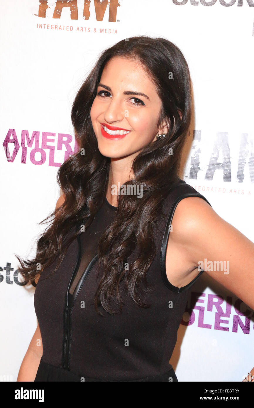 LA premiere of 'American Violence' - Arrivals Featuring: Miranda De Meo ...