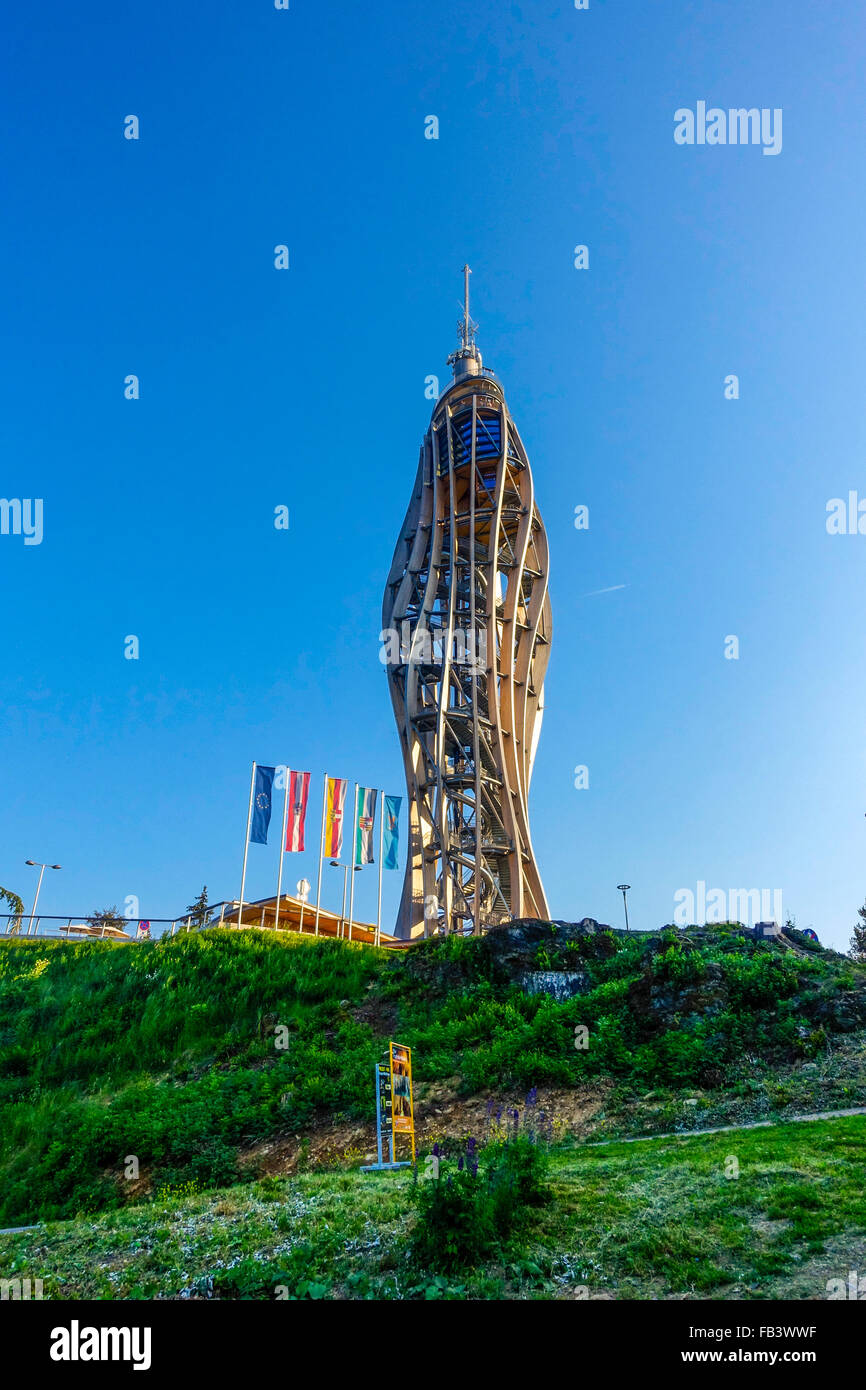 Aussichtsturm pyramidenkogel hi-res stock photography and images - Alamy