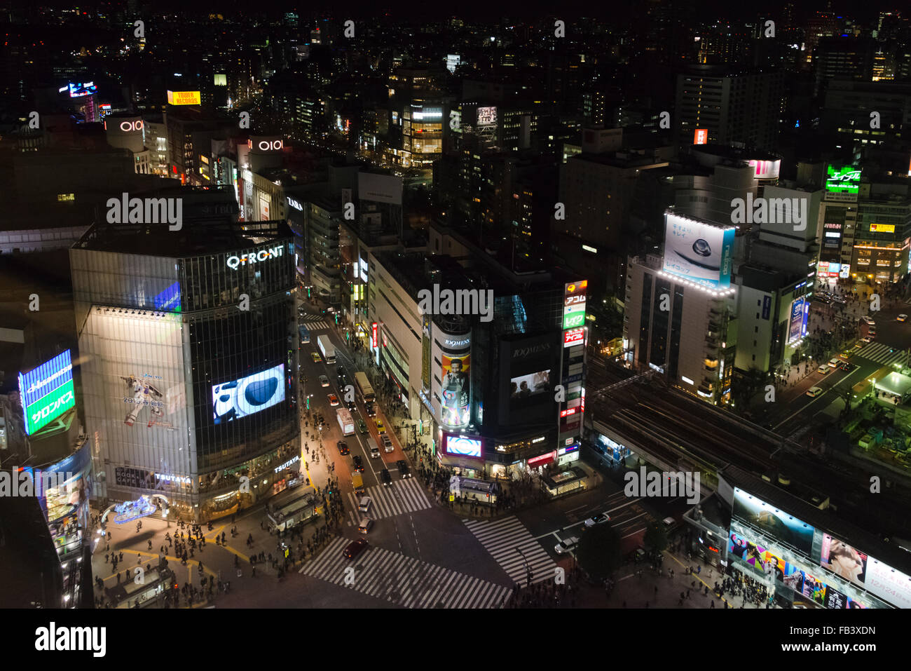 Tokyo high rises from above hi-res stock photography and images - Alamy
