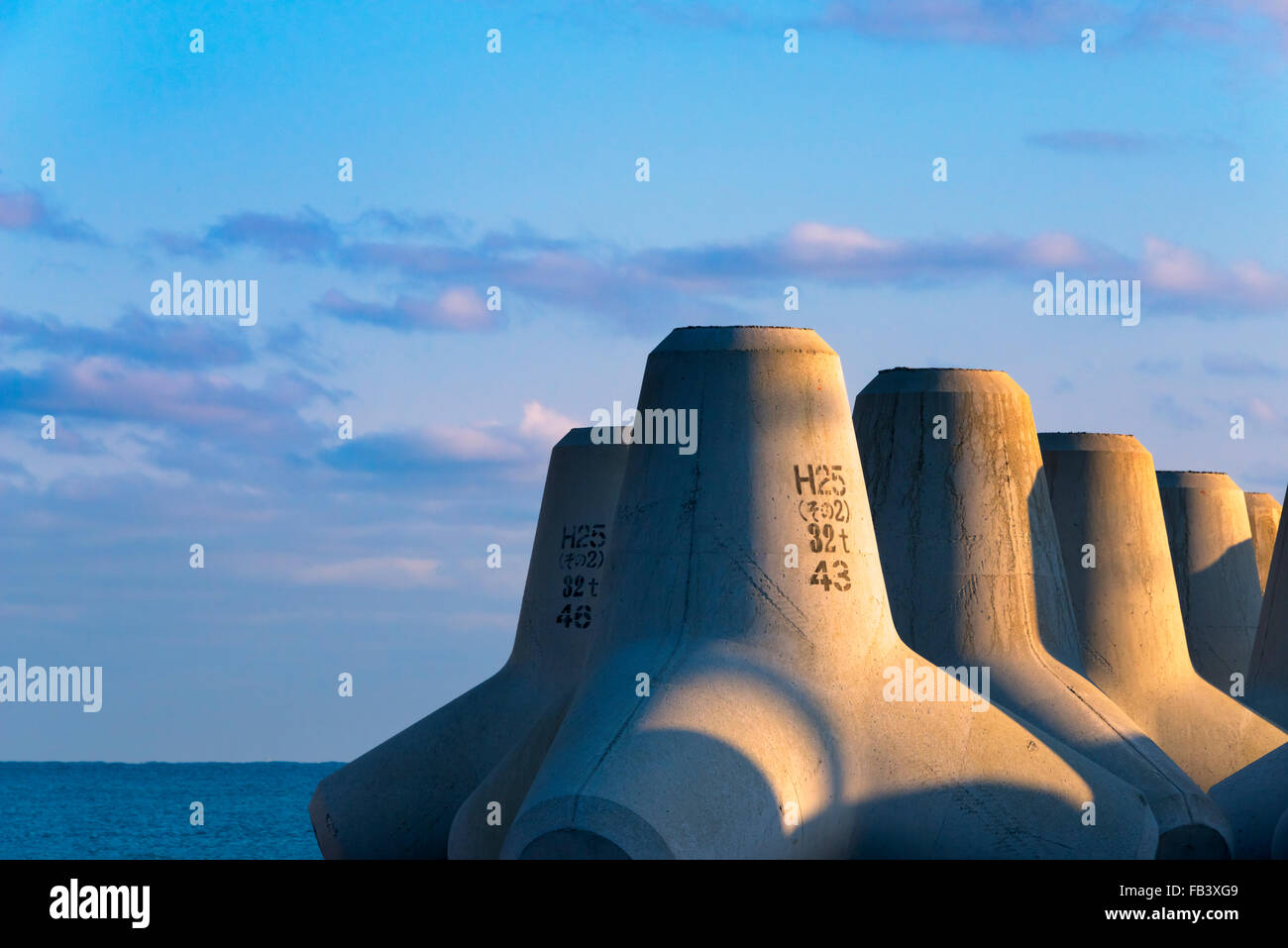 Concrete blocks to be dropped along the coast for tsunami protection ...