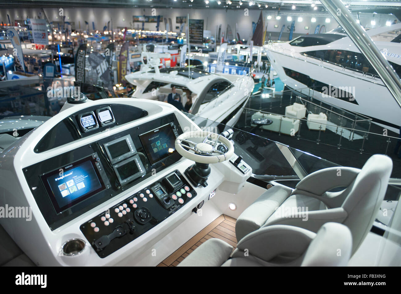 Opening day of the 62nd London Boat Show at Excel in London’s Docklands ...