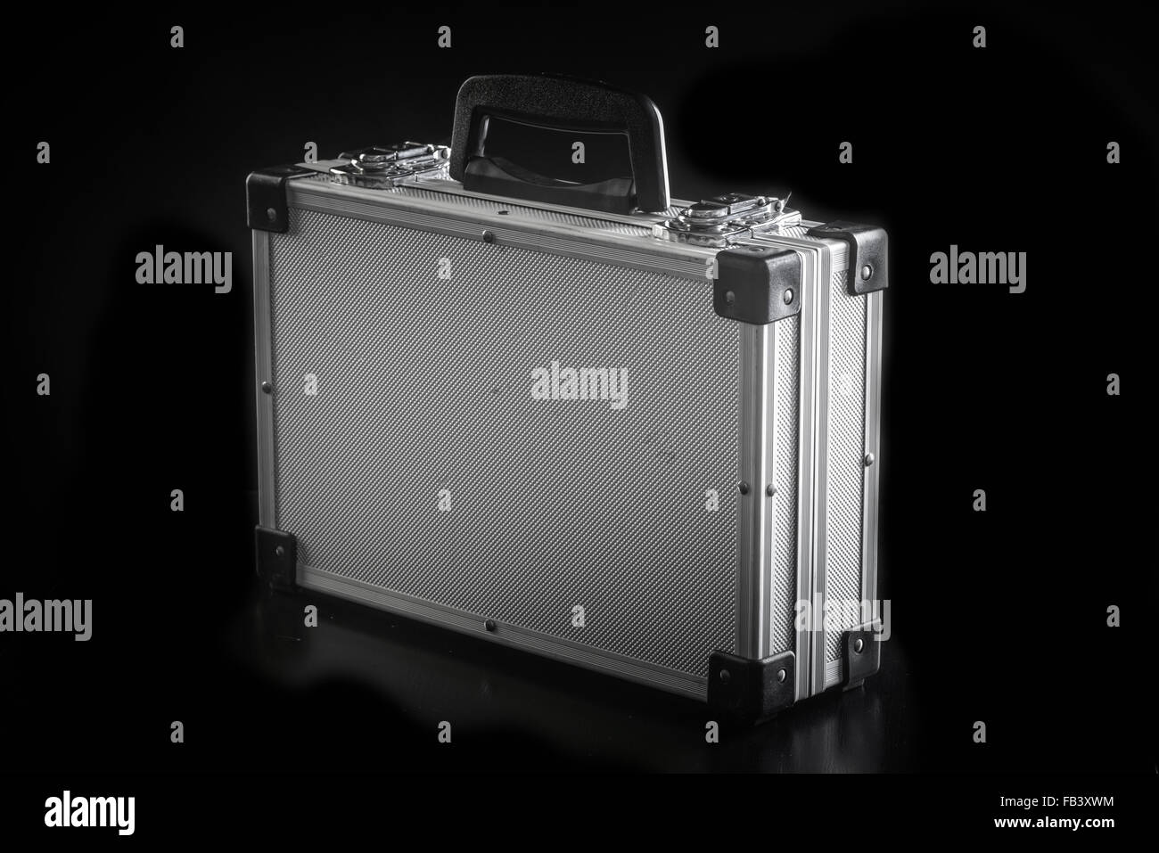 Aluminum metal case box Stock Photo - Alamy