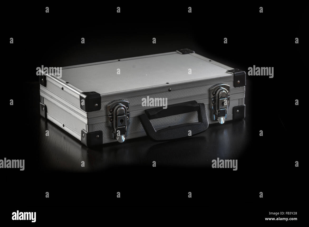 Aluminum metal case box Stock Photo - Alamy