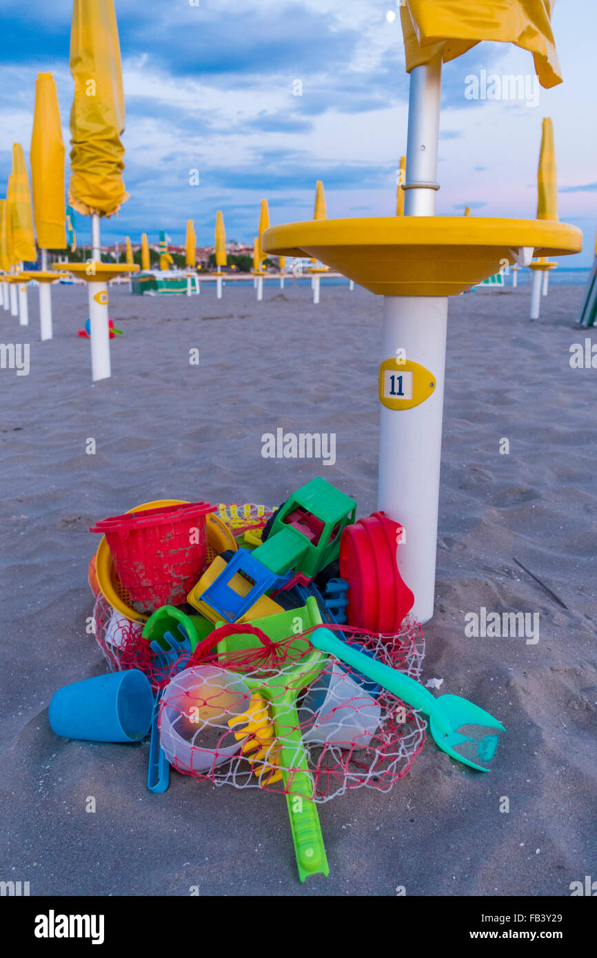 Tourist Beach Village of Grado, Friuli-Venezia Giulia, Italy, Friaul ...