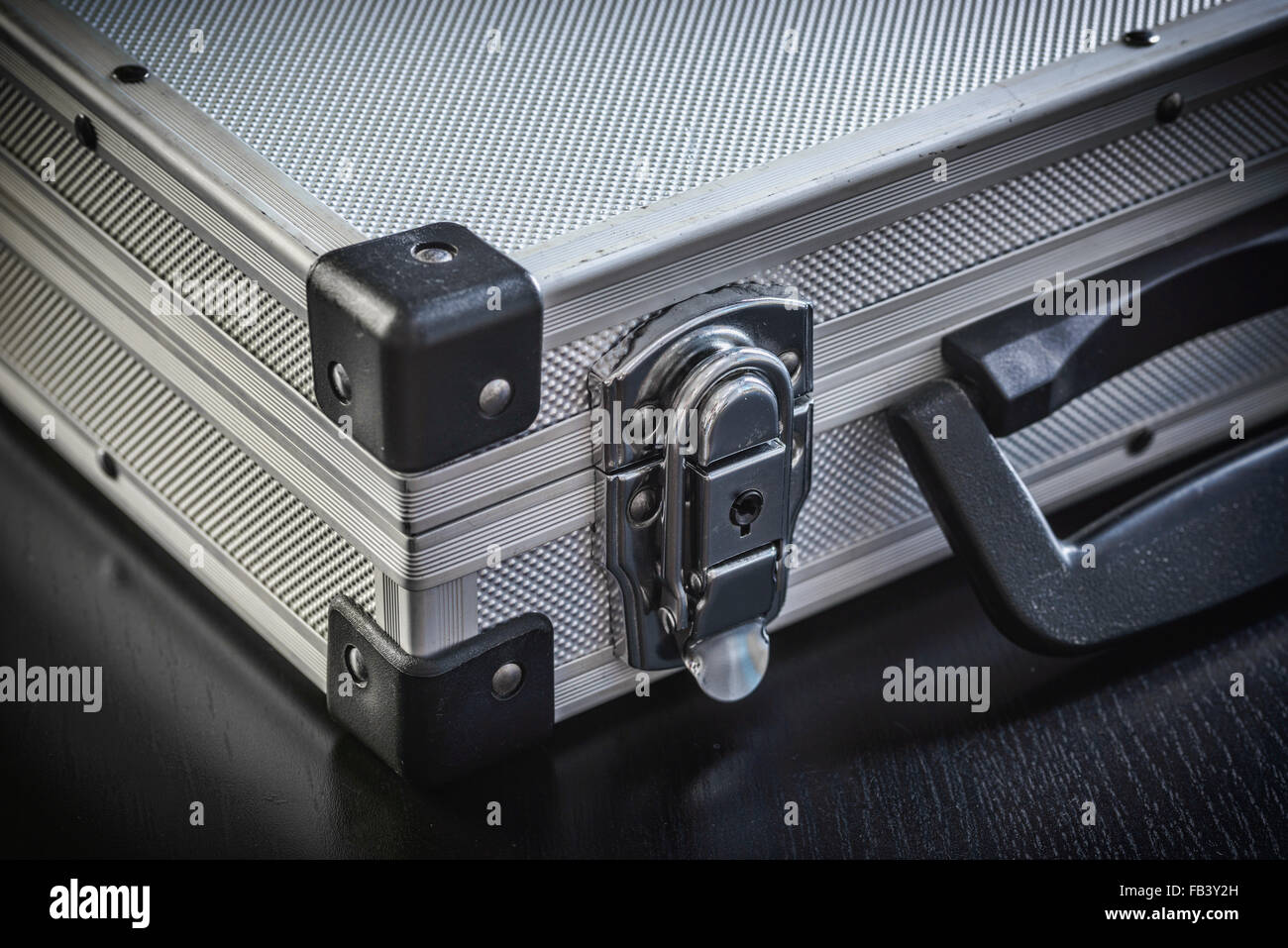 Aluminum metal case box Stock Photo - Alamy
