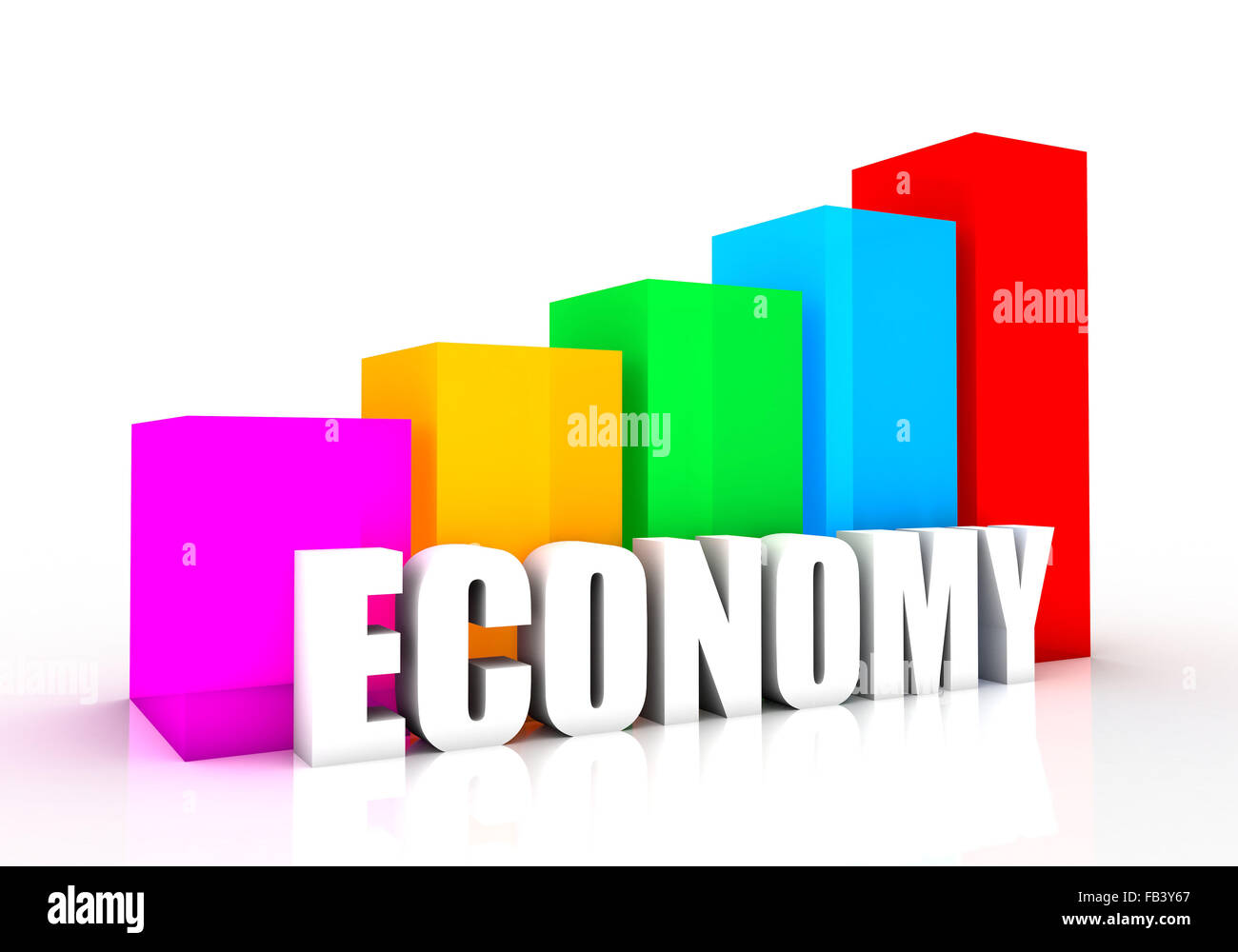 graph showing the rise of the economy. a powerful design that you can ...
