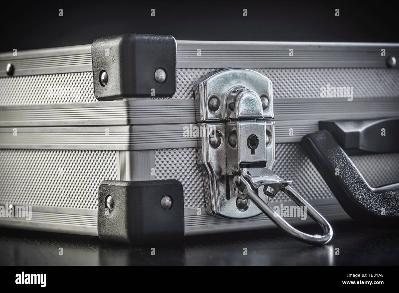 Aluminum metal case box Stock Photo - Alamy