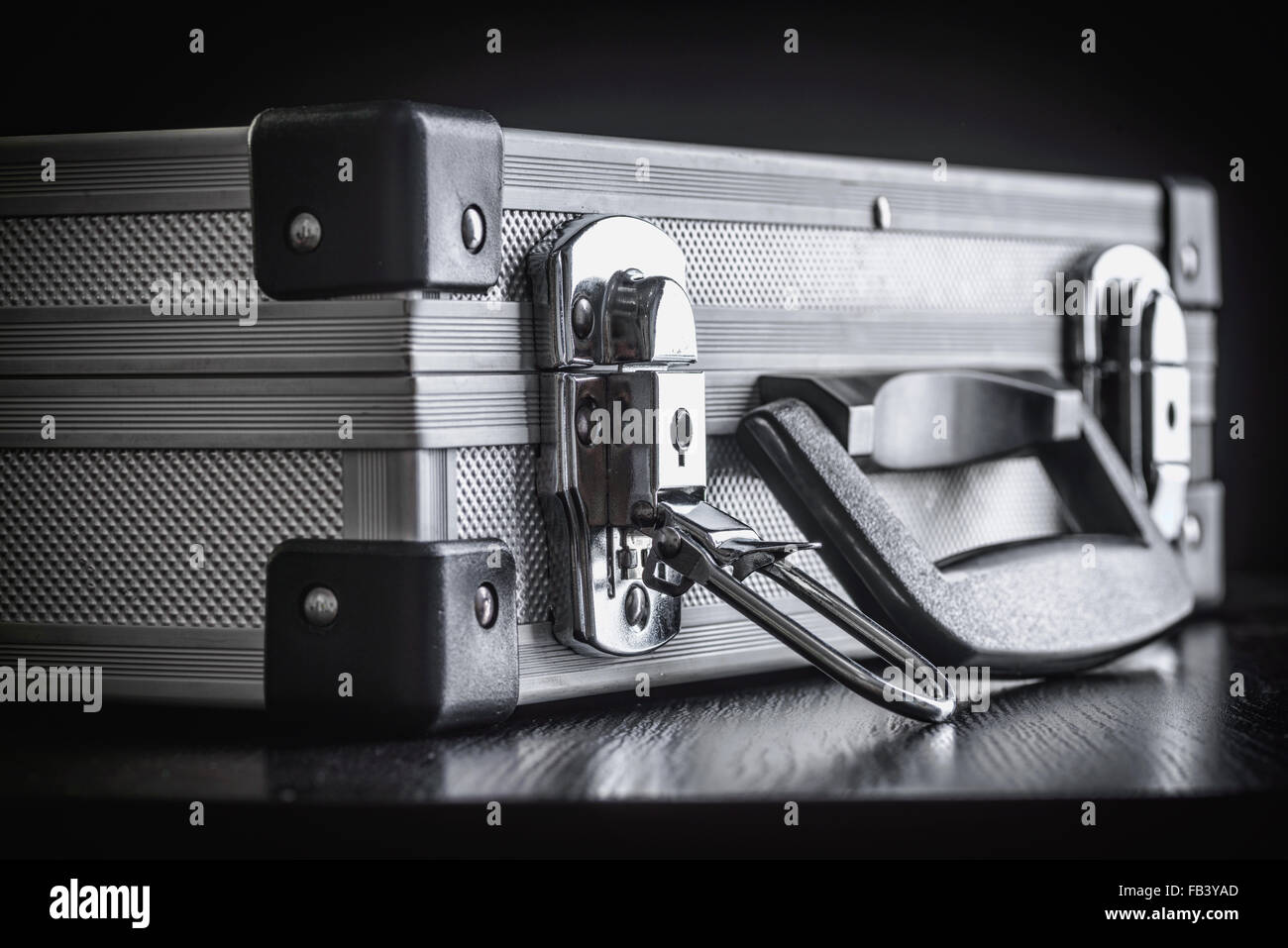 Aluminum metal case box Stock Photo - Alamy