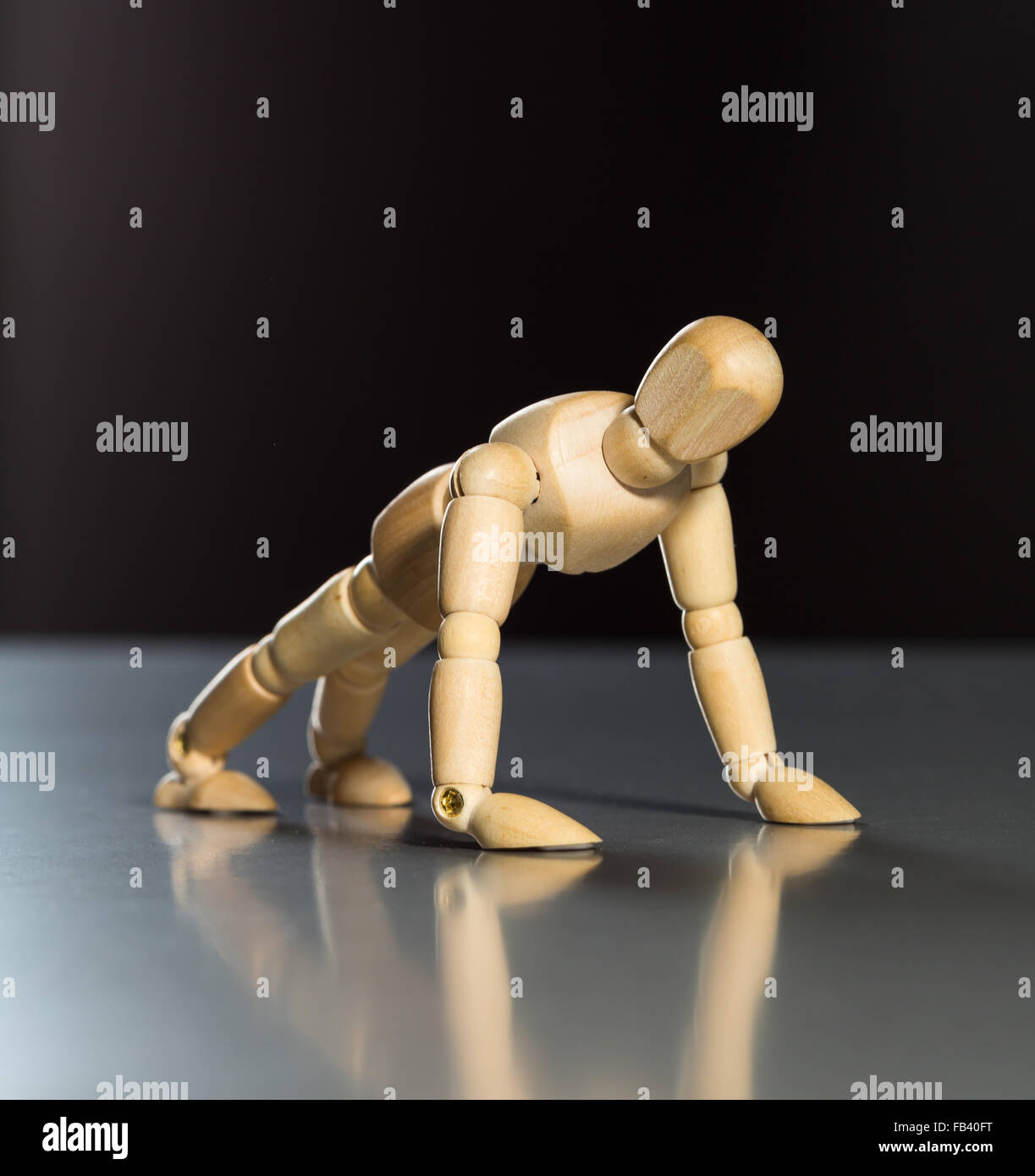 Human wood manikin Stock Photo - Alamy